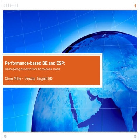 Performance-based Business English & ESP | PPT