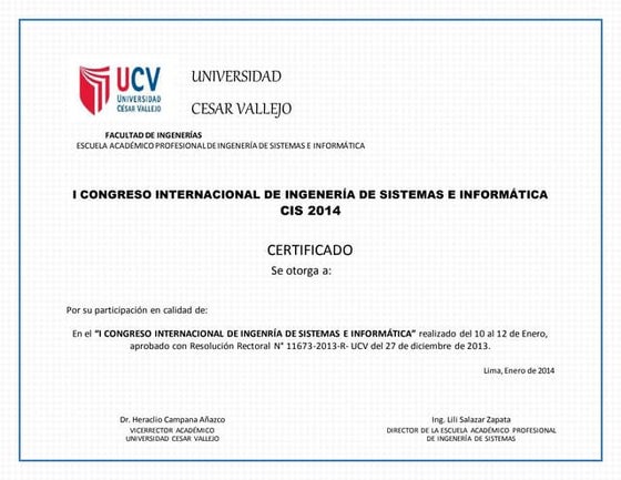 Certificado | PPT