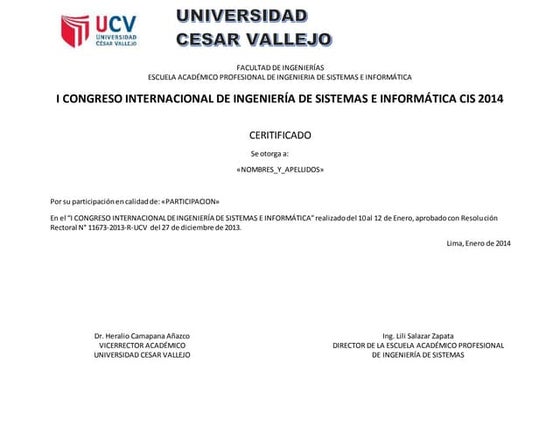 Certificado | DOCX | Education