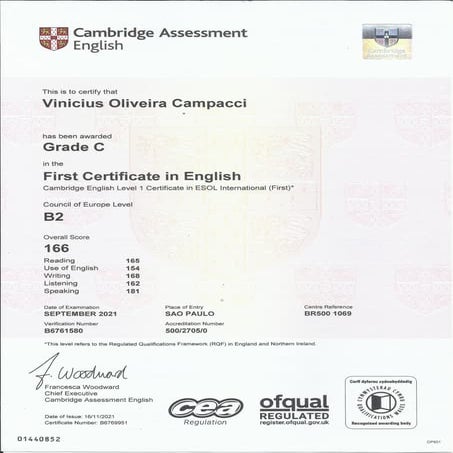 Certificado-Cambridge | PDF