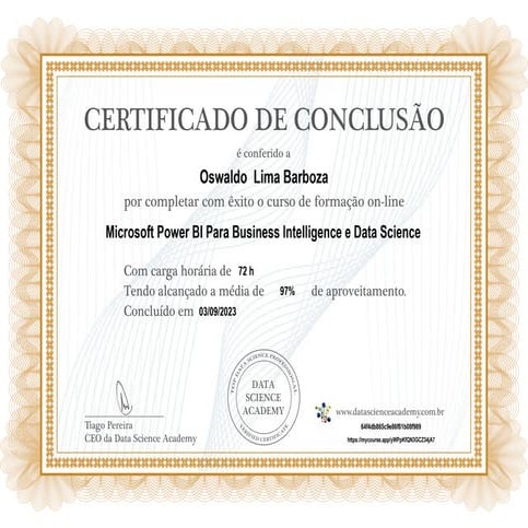 Certificado - power BI data science academy.pdf