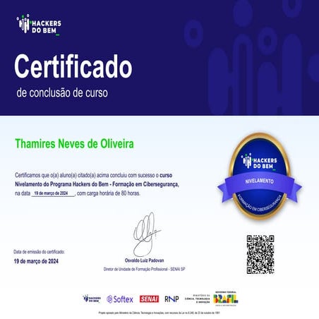 Certificado - Curso de Nivelamento. pdf | PPT