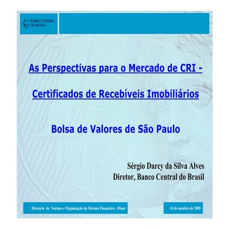 Certificado de Recebíveis Imobiliários - Luciano Lewandowski | PDF