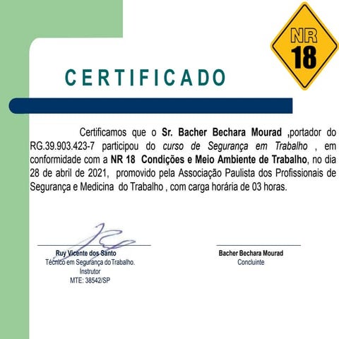Certificado de treinamento de NR 18- Bacher Bechara Mourad.pptx