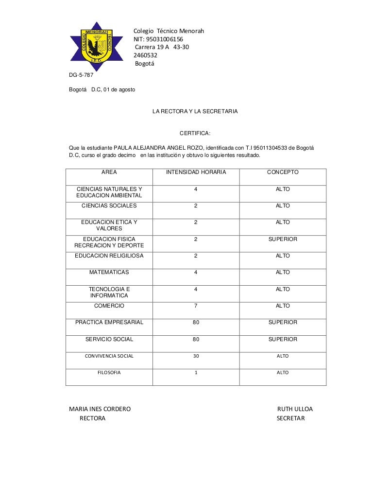 Constancia De Estudios Editor De Texto Certificados Imprimibles Porn