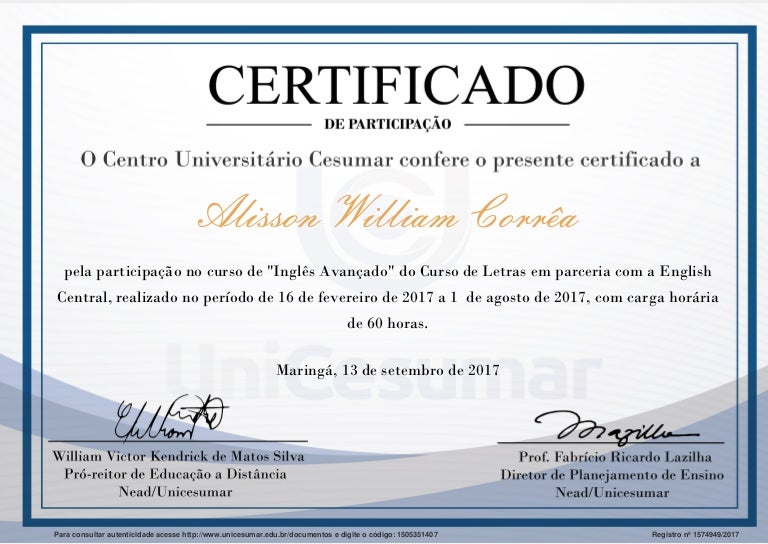 Certificado Ingles - Bank2home.com