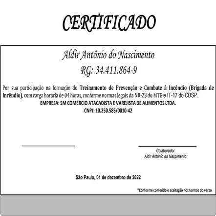 Certificado Treinamento NR-23 v1.ppt