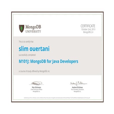 Mongodb Java Ppt