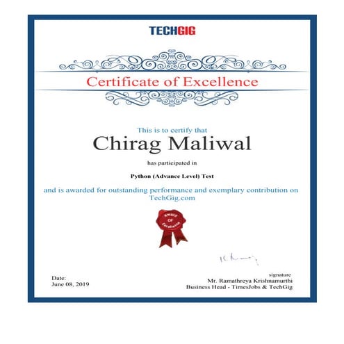 Certificate | PDF