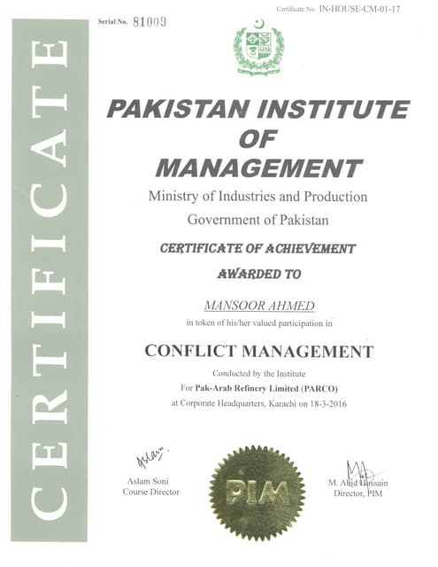 Certificate CPPP | PPT