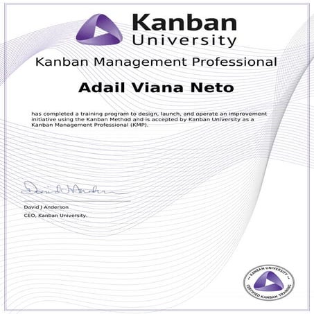 KMP - Certificate Kanban Management Professional | PDF