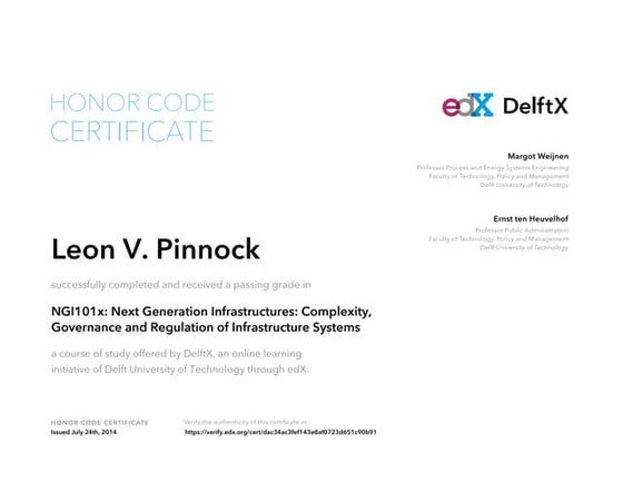 DelftX NGIx Certificate _ edX | PPT