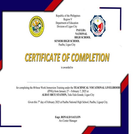 certificate-of-completion for work immersion | DOCX