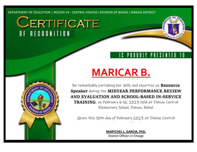 tHIS IS A SAMPLE CERTIFICATE IN DEPED FOR CI | DOCX