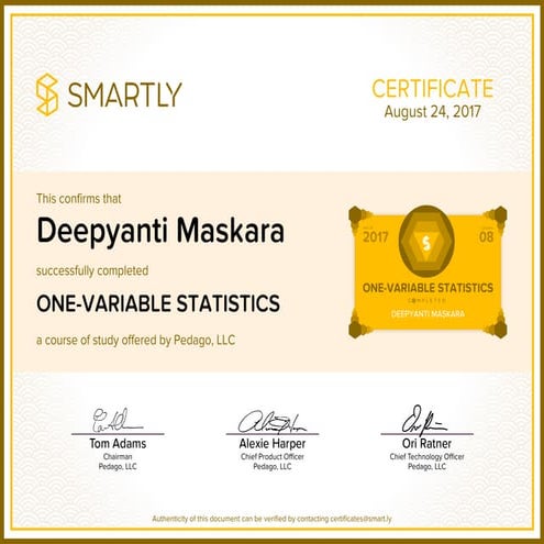 One-Variable Statistics | PDF | Technology & Computing