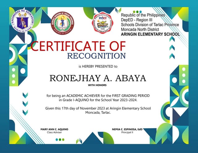 UN CERTIFICATES sample layout for awarding.pptx