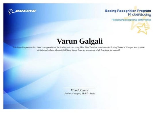 Lean six sigma certification Green Belt by TUV SUD- Varun Galgali | PDF
