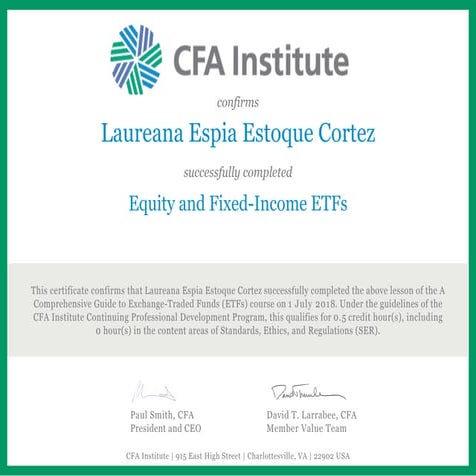 Equity and fixed income etfs | PPT