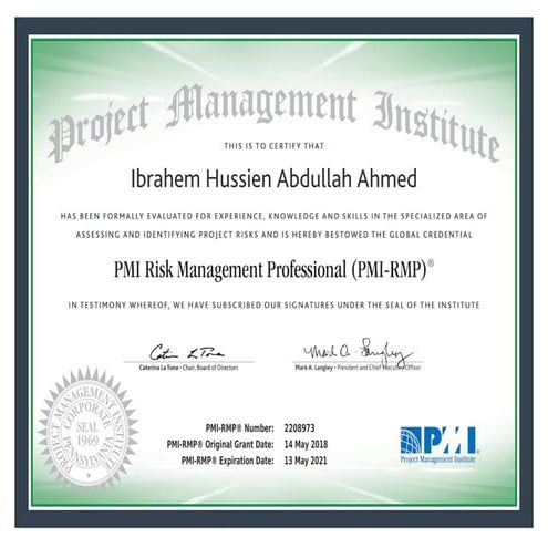 Risk Management Professional (RMP) | PDF