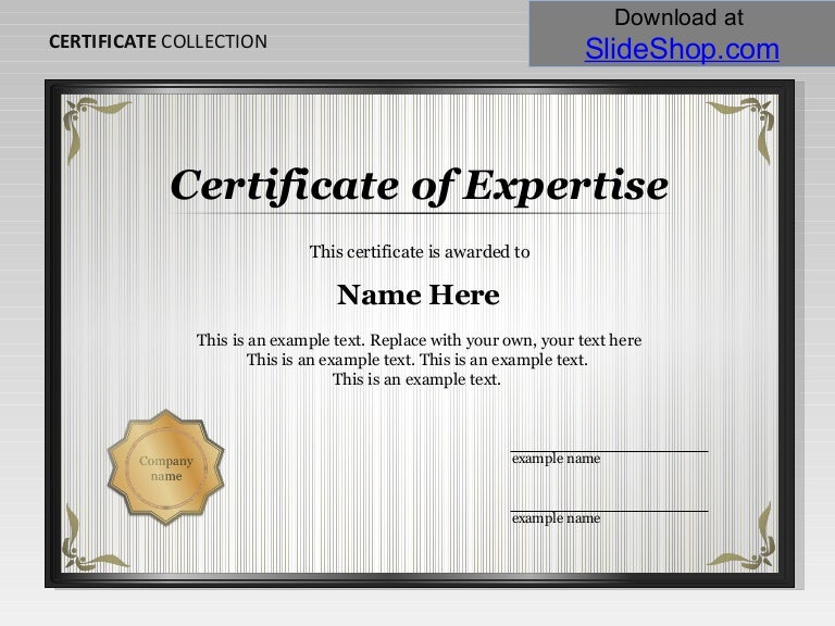 Diploma Certificate Template Word Format