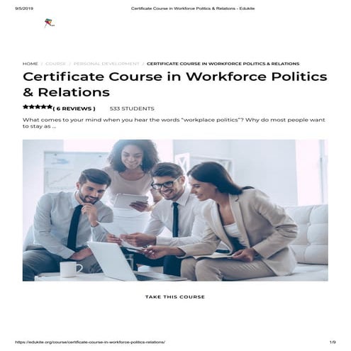 Learning Disability Qualification (LDQ) Training Courses | PDF