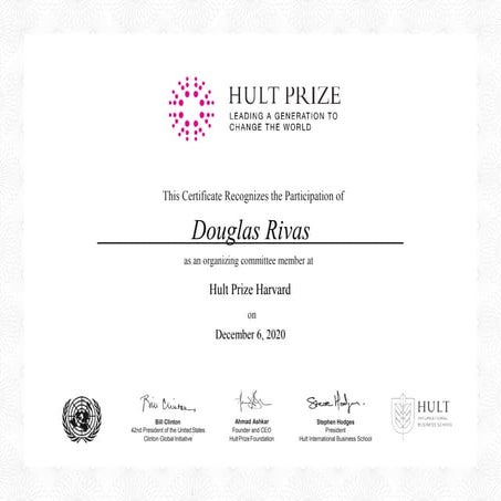 Certificate as an Organizing Committee Member 2020 | PDF