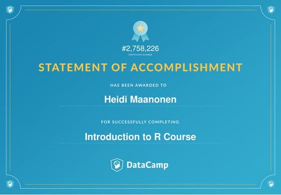 Certificate for completing r short and sweet | PPT