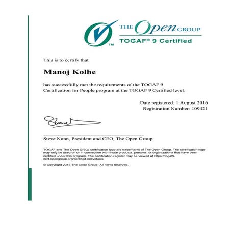 TOGAF | PDF