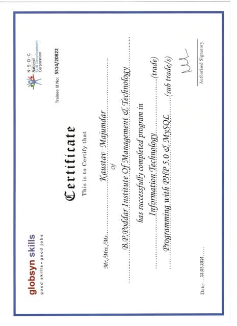 RackSpace CloudU Certificate | PPT