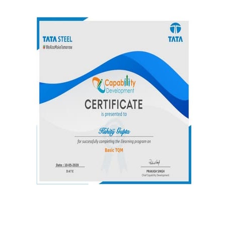 Certificate of completion a3 problem solving - pmi | PPTX