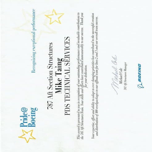 Recognition_787 AFT Section Structure | PDF