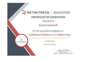 Introduction to the NetWitness Platform | PPT