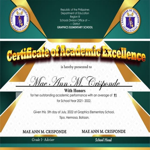 Certificate of Academic Excellence Awards.pptx