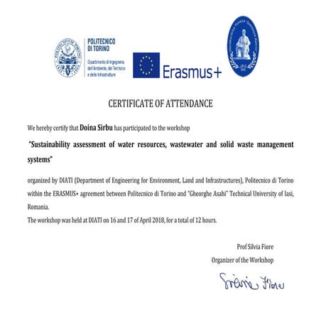 Certificate of attendance | PPT