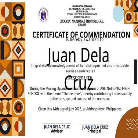 CERTIFICATE OF COMMENDATION.pptxCERTIFICATE OF COMMENDATION.pptx