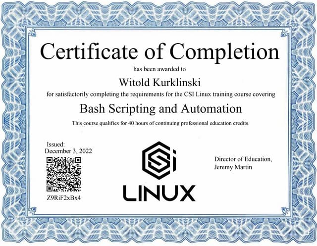 Csi Linux Bash Scripting And Automation Ppt 9521