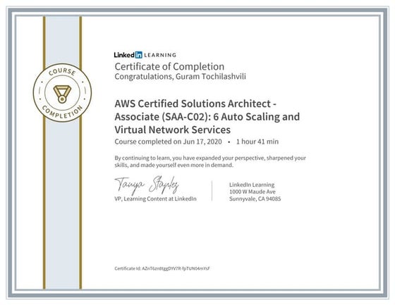 Certificate of completion building serverless apps on aws | PPT