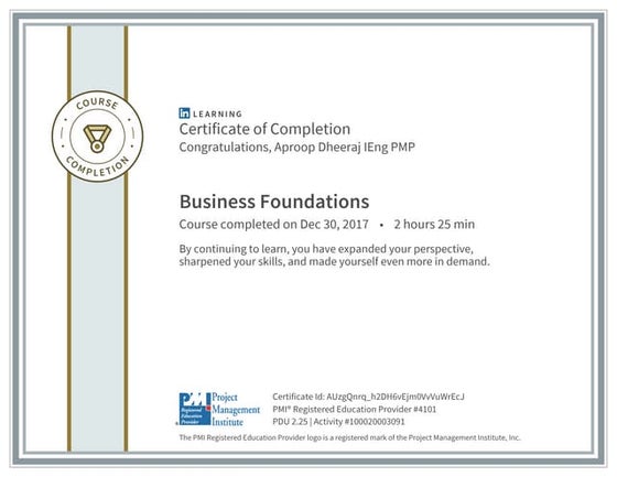 Certificate of Completion- Six Sigma- Greenbelt | PDF