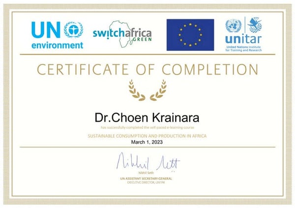 Certificate of Completion in an Introduction to Climate Change and ... Certificate of Completion in an Introduction to Climate Change and ...