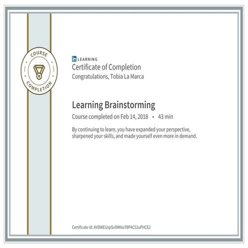 Certificate of Completion | PDF