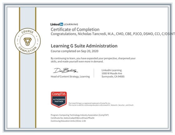 Certificate ofcompletion learning cloud computing core concepts 2 | PPT