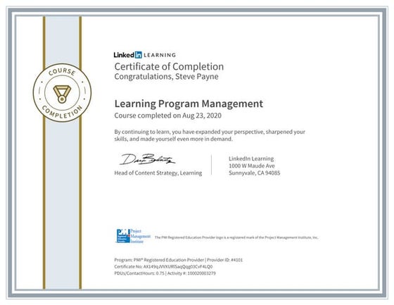 Certificate of Completion: Project management professional (PMP) | PPT