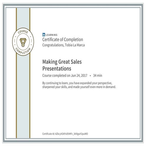 Making great sales presentations | PDF