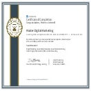LinkedIn Learning Path Certificate of Completion - "Master Digital Marketing" | PPT