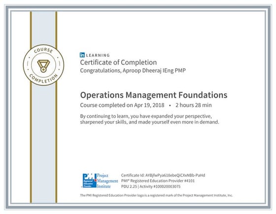 Certificate of Completion- Six Sigma- Greenbelt | PDF