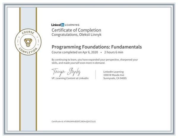Certificate of completion artificial intelligence foundations neural Certificate of completion artificial intelligence foundations neural