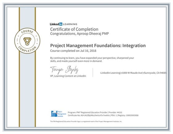 Certificate ofcompletion project management foundations communication | PPT