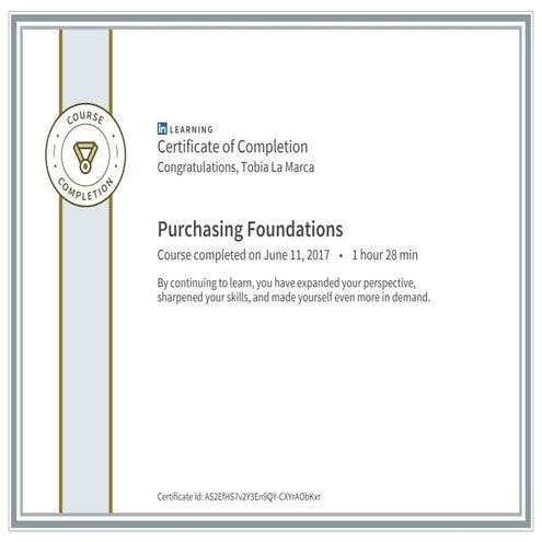 Purchasing Foundations Ppt