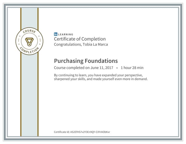 Purchasing Foundations Ppt