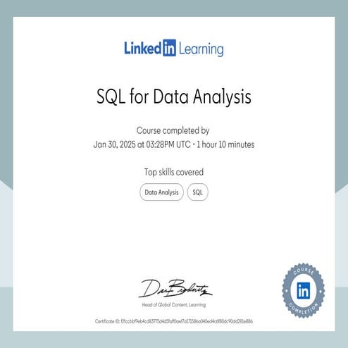 CertificateOfCompletion_SQL for Data Analysis.pdf